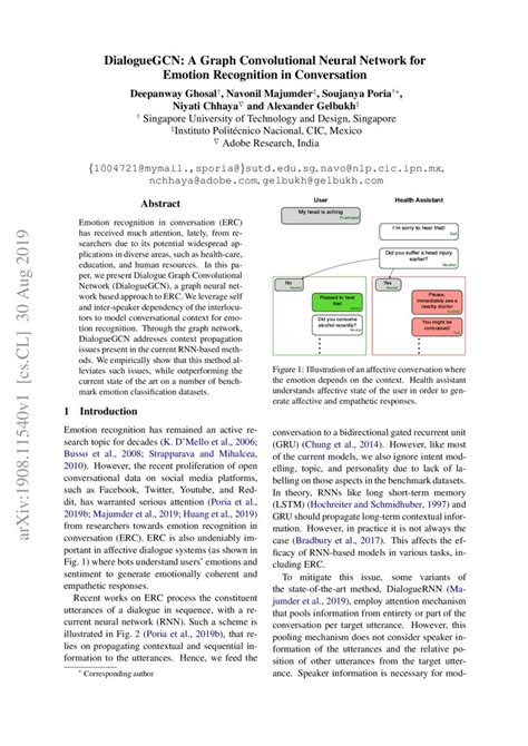 Dialoguegcn A Graph Convolutional Neural Network For Emotion Recognition In Conversation Deepai