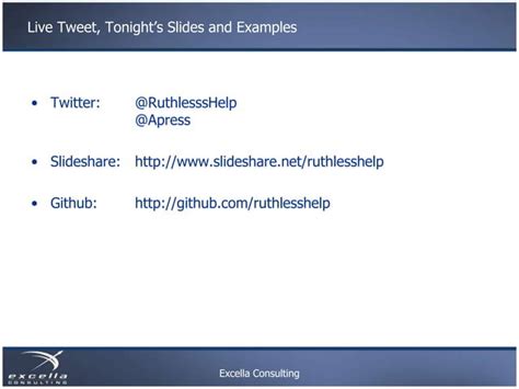 An Overview Of Net Best Practices Ppt