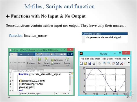 Introduction To Matlab Programming Mfiles Scripts And Function