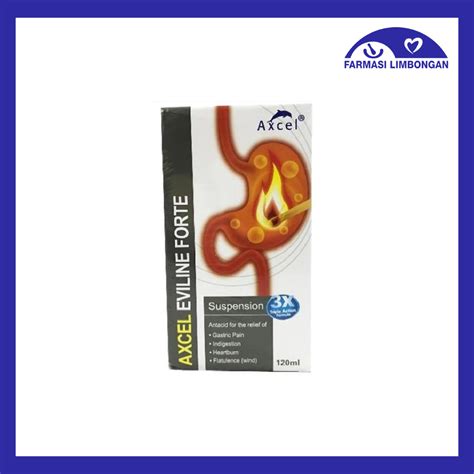 Axcel Eviline Forte Suspension 120ml Farmasi Limbongan
