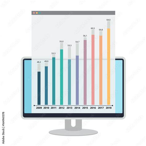 Proportion Scale Chart Graphic Elements Business Process Timeline Infographics In Step Circles