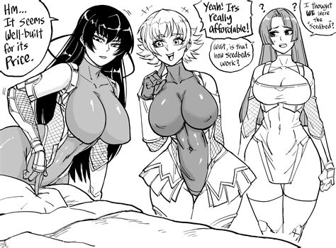 Igawa Asagi Igawa Sakura And Yatsu Murasaki Taimanin Drawn By Bb