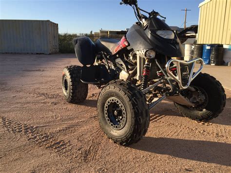 My Ds650 After Installing The New Reinforced Wheels I Built Out Of Standard Aluminum Wheels And