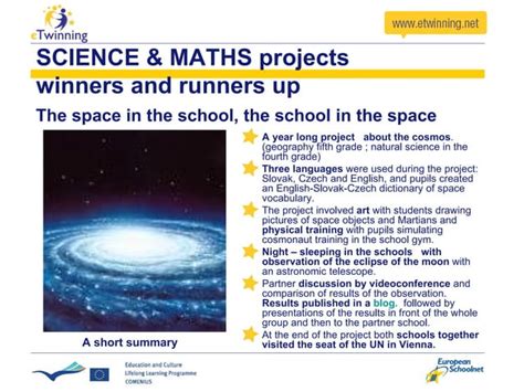 Science Maths Projects Winners And Runners Up Prague2009 Ppt