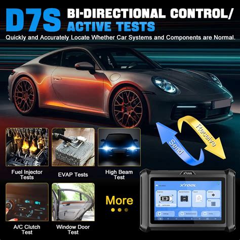 2024 Xtool D7s Bidirectional Diagnostic Scanner Ecu Coding Support Doip And Can Fd