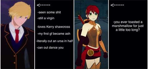 Jaune And Pyrrha RWBY Know Your Meme