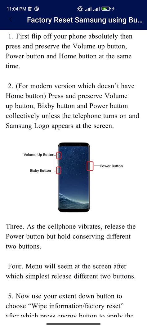 Samsung Factory Reset Code安卓版应用apk下载