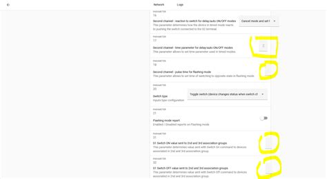In Configuration Of Fibaro Zwave Doubleswitch Device Visual Dropdown