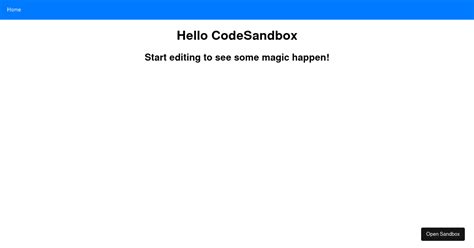 Scratch Starter Project Codesandbox