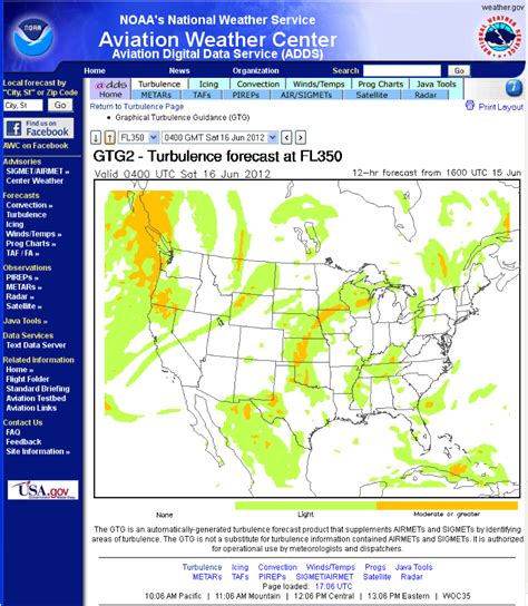 Aviation Turbulence Forecasting Gtg And Gtg2 Ncar Research Applications Laboratory Ral