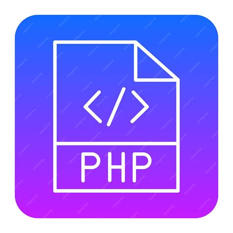 Premium Vector Php File Vector Illustration