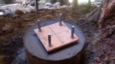 Veterans Concrete Anchor Bolts Templates Piers Youtube