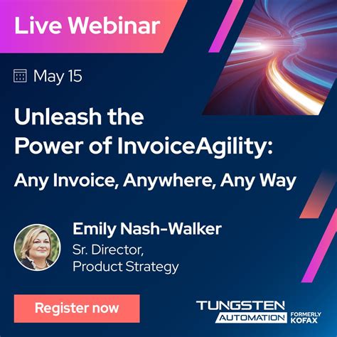 Tungsten Automation On Linkedin Unleash The Power Of Invoiceagility Any Invoice Anywhere Any Way