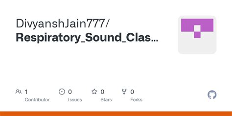 github divyanshjain777 respiratory sound classification