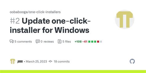 The Windows One Click Installer Has Been Updated 4 Bit And 8 Bit