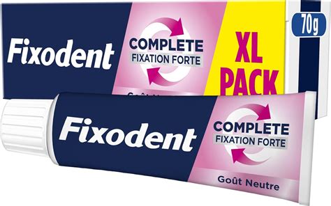Fixodent Crème Adhésive Complete Pour Prothèses Totales Et Partielles