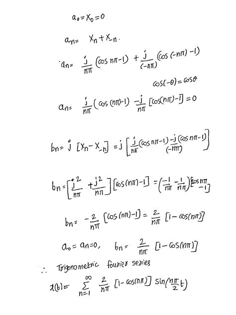 [solved] Exponential And Fourier Series For Following Function E X T 1 Course Hero
