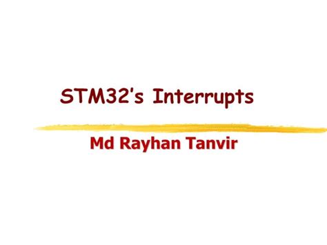 2 Stm32s Interruptspptx