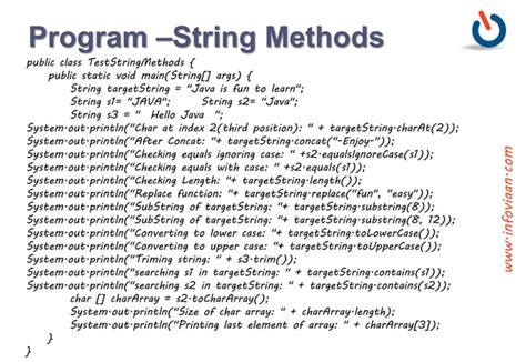 Java String Handling Ppt