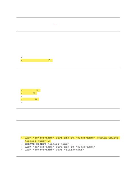 Sap Abap 100 Mcq 2 Merged Pdf Class Computer Programming Method Computer Programming