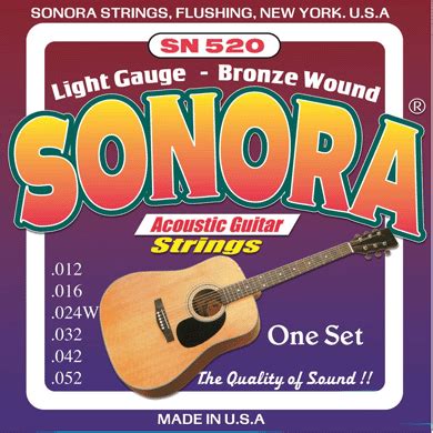 Acoustic Sonorastrings