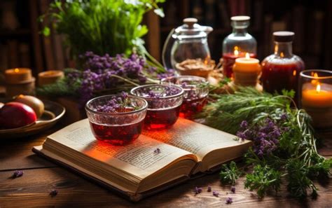 Premium Ai Image Uncovering Culinary Secrets In A Wellworn Cookbook