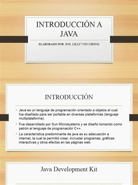 Introducción A Java Pdf Java Lenguaje De Programación Poco