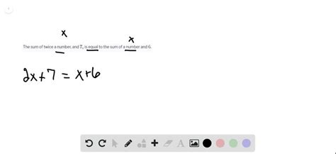 Solved Set Up An Equation And Solve Each Problem Find Two Numbers Such That Their Sum Is 6 And