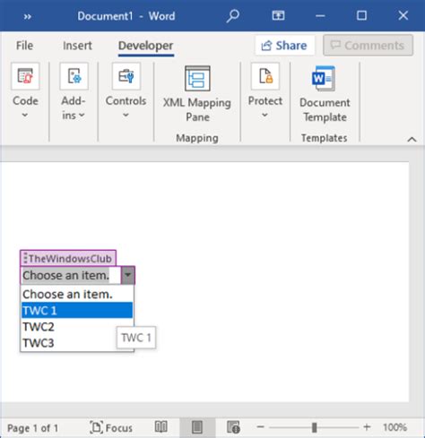 Cómo crear una lista desplegable en Word Recurso Wordpress