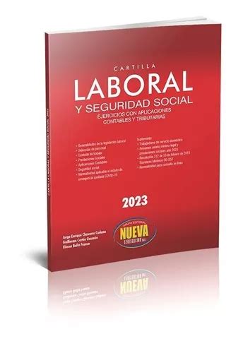 Cartilla Laboral Y Seguridad Social 2023 Envío Gratis
