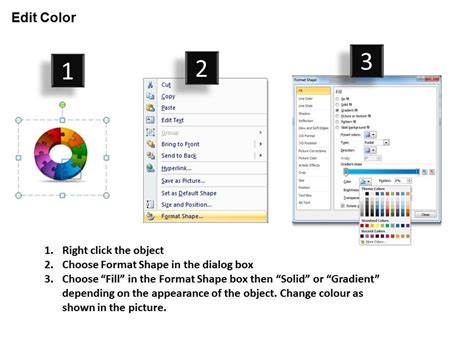 Components Circular Puzzle Process PowerPoint Templates Backgrounds Template PPT