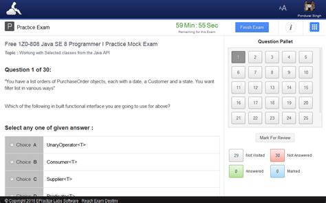Myexamcloud Ocajp 8 1z0 808 Exam Online Java Test Review Myexamcloud