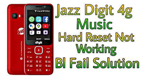 Jazz Digit 4g Music Hard Reset Not Working Bootdev Busy Problem 100