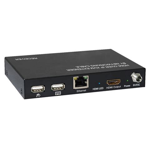 Hdmi P Over Ip Kvm M Extender By Cat E Cable And Bi
