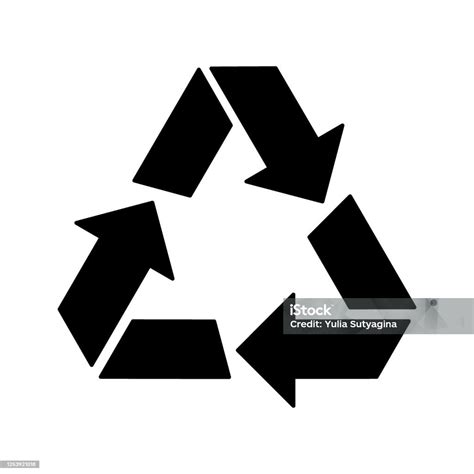 재활용은 검은 색 아이콘을 재사용합니다 소비 원형 화살표를 줄입니다 에코 사인 을 처리합니다 벡터 그래픽 일러스트레이션 0명에 대한 스톡 벡터 아트 및 기타 이미지 Istock