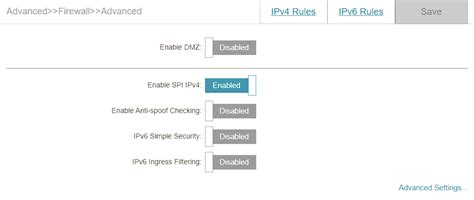 What Should Be Enabled Everything Was Disabled By Default Slow Browser After Enable SPI IPv4