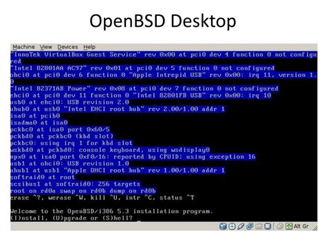 Ppt Openbsd Desktop Powerpoint Presentation Free Download Id 1579397