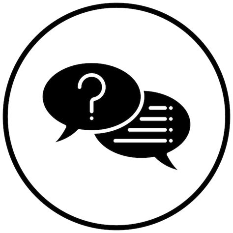 Premium Vector Interview Icon Style