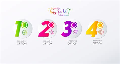 Numbering Colorful Circles Diagram