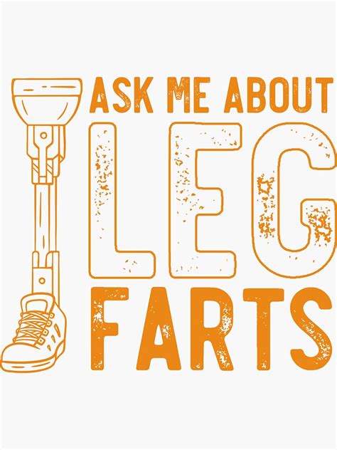 Leg Prosthetic Prosthetic Amputee Amputation Sticker For Sale By