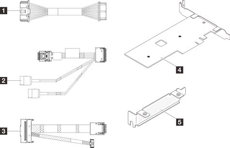 Thinksystem Sr250 St250 St50 V3 M 2 Cable Kit Lenovo Server Options