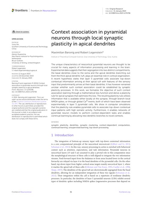 pdf context association in pyramidal neurons through local synaptic