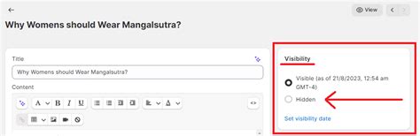 How To Hide A Blog Post On Shopify