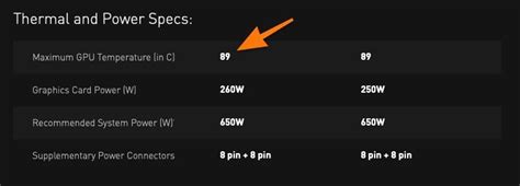 Нормальная температура видеокарты у разных производителей