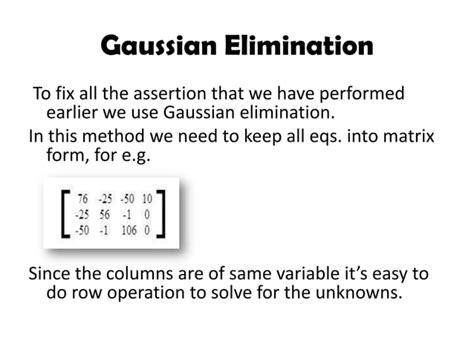 Electrical Circuits In Concept Of Linear Algebra Pptx Physics Science
