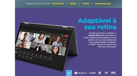 Notebook Positivo Em Duo Intel Celeron Extra