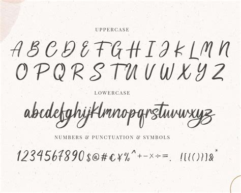 Script Font Font With Hearts Font With Tails Heart Font Etsy