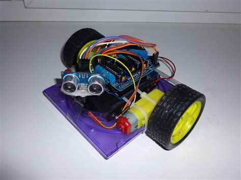 Arduino Hc Sr04 Ultrasonic Rover Arduino Robot Arduino Robot