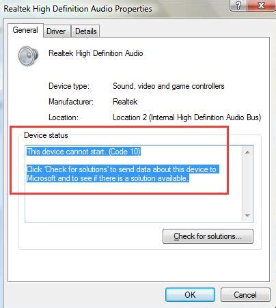 Fix High Definition Audio Device Code 10 Error On Windows 10 11
