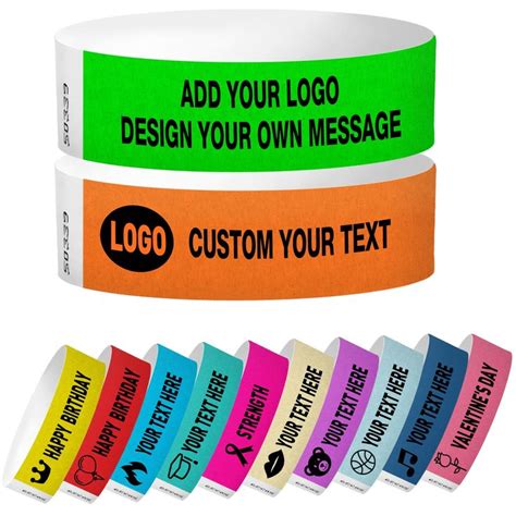 Wrist Bands For Events Custom Wristbands For Events Personalized